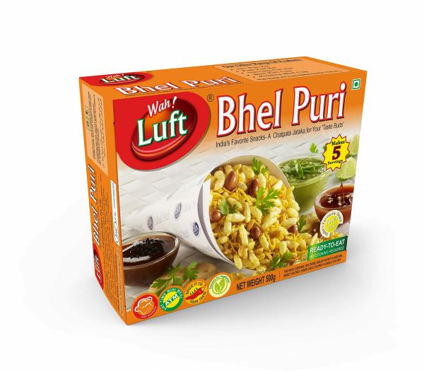 Wah Luft Instant And Delicious Chaat Special Bhel Puri Kit 500 gm ...
