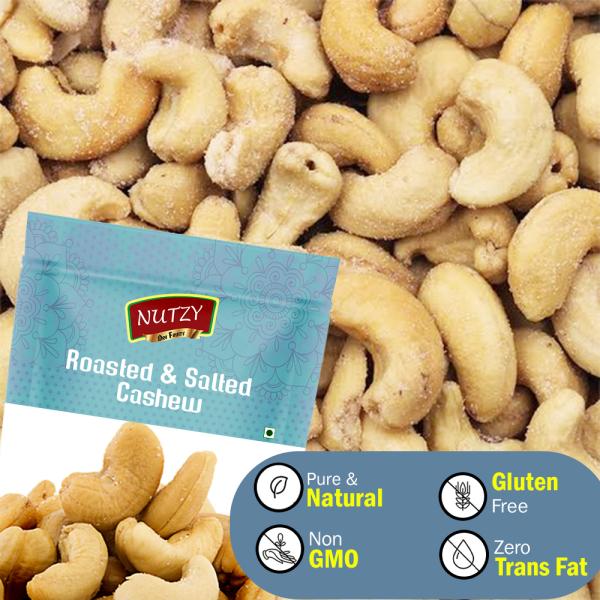 Nutzy Cashew Roasted 400g (2x200 g) - JioMart