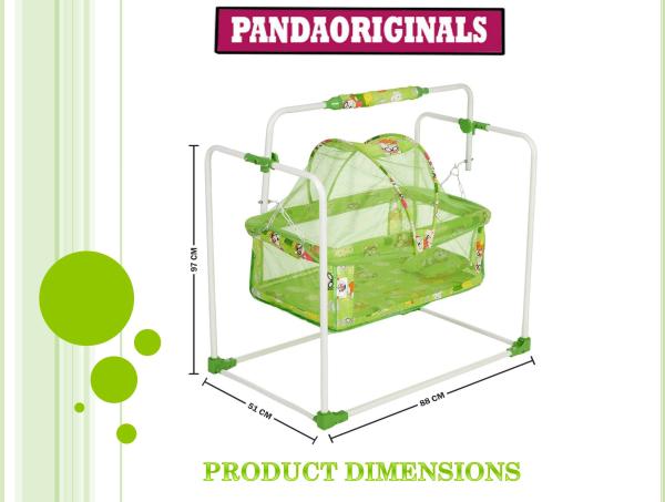 Pandaoriginals BEST GREEN CRADLE PREMIUM QUALITY|BEST IN SEGMENT (Green ...