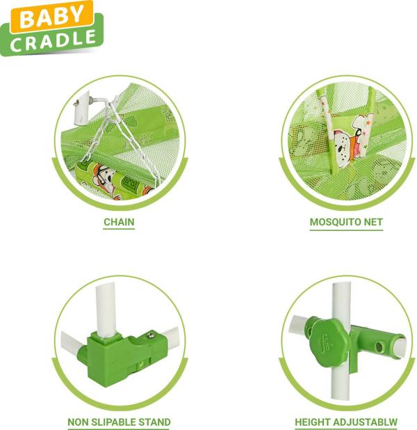 Pandaoriginals BEST GREEN CRADLE PREMIUM QUALITY|BEST IN SEGMENT (Green ...