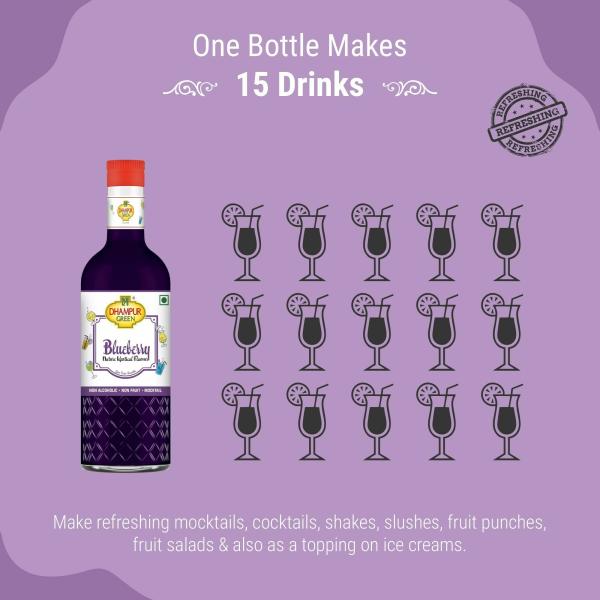 Dhampur Green Mocktail Syrup Combo, , Hazelnut, Grenadine, Blueberry ...