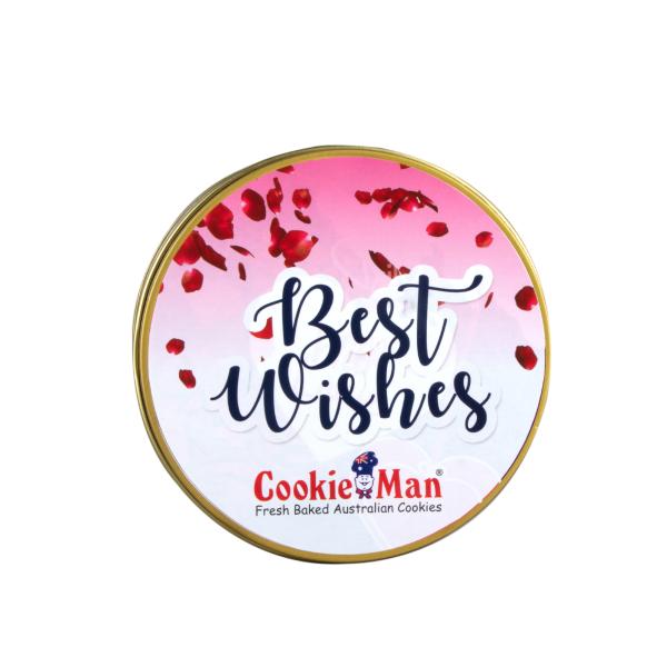 Cookieman Assorted Cookies Gift Pack - Best Wishes Gift- 600g Tin - JioMart