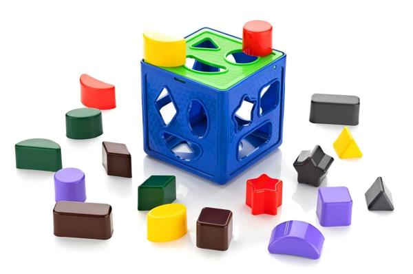 Grest Geometric Shape Sorter Puzzle Cube, Smart Creative Activity Fun ...