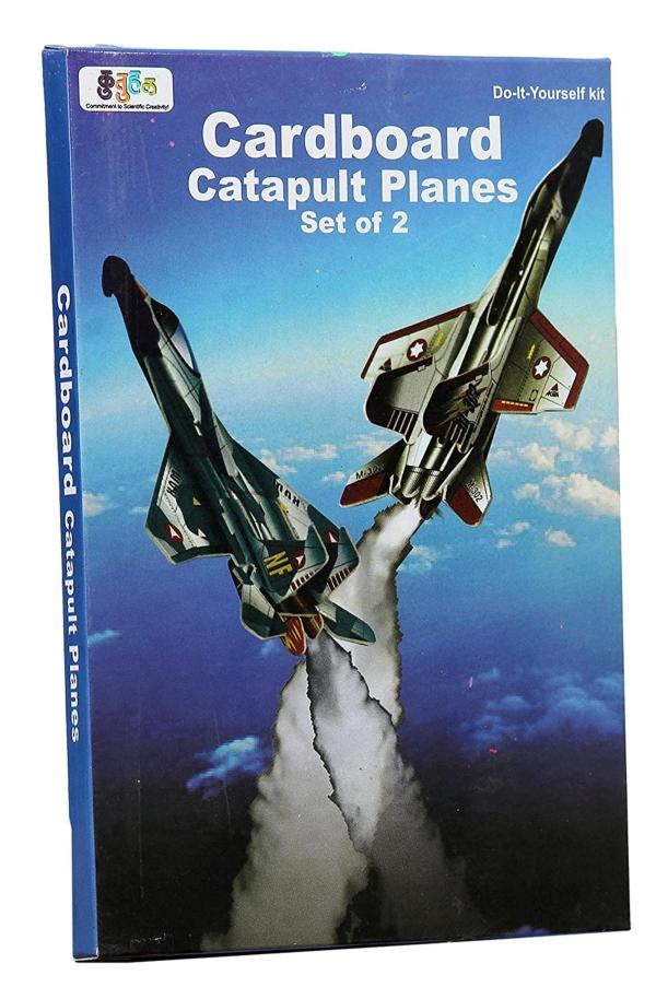 Kutuhal Multicolor Cardboard Cardboard Catapult Planes For 8 Years and ...
