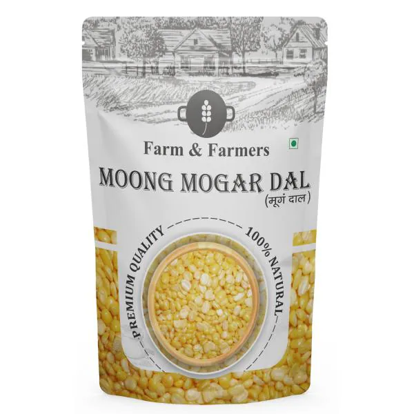FARM & FARMERS 100 % Natural Premium Quality Moond Mogar Daal ( 2 kg - 1kg x 2 ) - JioMart