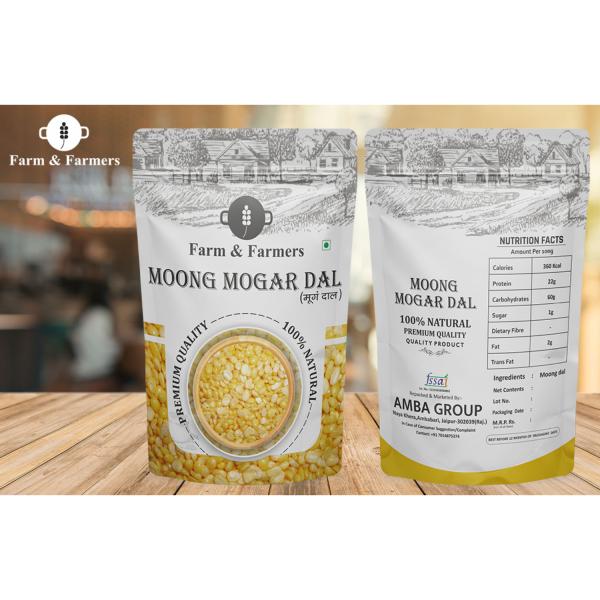 FARM & FARMERS 100 % Natural Premium Quality Moond Mogar Daal ( 2 kg ...