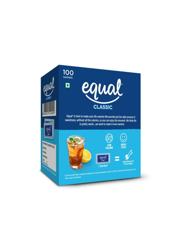 Equal Classic Zero Calorie Sweetener, Sugar Free, Calorie Control, 100 ...