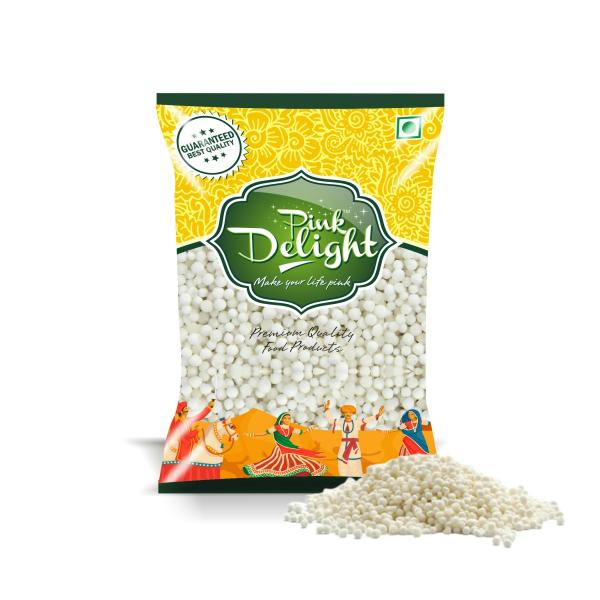 Pink Delight Premium Sabu Dana | Sago Seeds | 400 Gm (200 Gm x 2 Packs ...