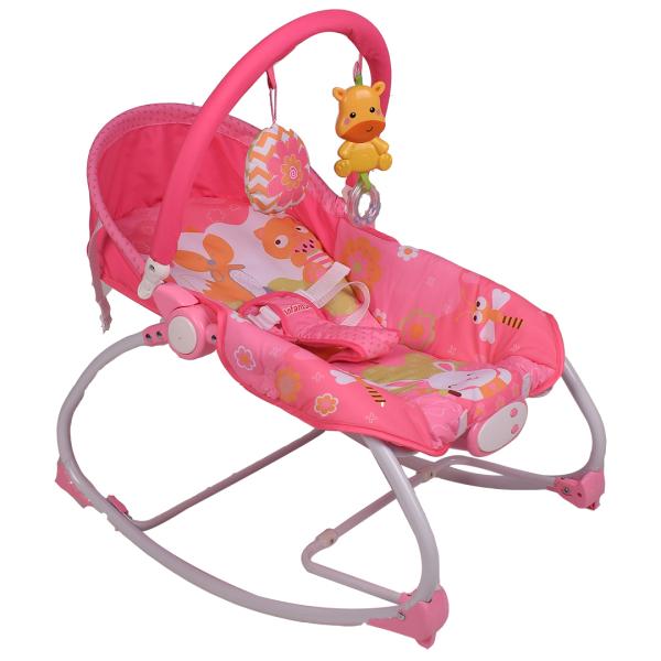 INFANTSO Baby Rocker Portable with Calming Vibrations with Music ...