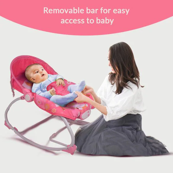 INFANTSO Baby Rocker Portable with Calming Vibrations with Music ...