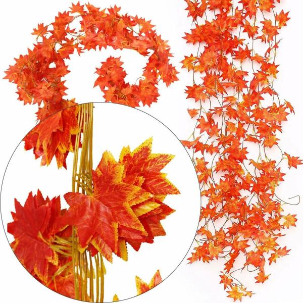 THH Artificial Maple Plant Vines for Home Decoration (4 Pieces) - JioMart