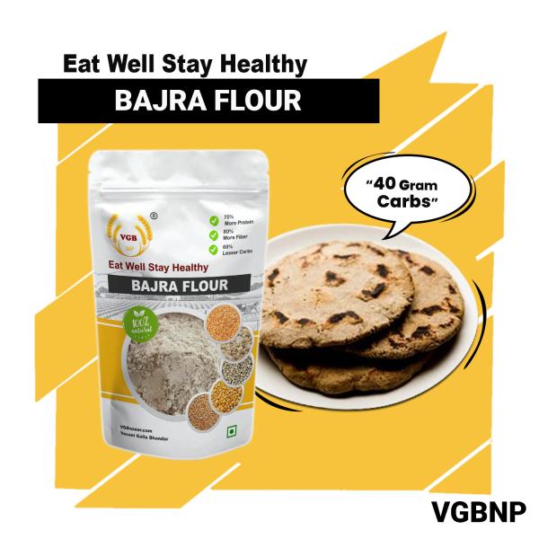 VGBNP 100% Natural & original Pearl millet Flour (Bajri ka aata) Pure ...