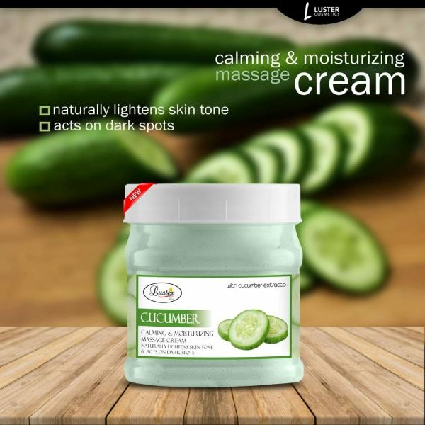 Luster Cucumber Calming & Moisturizing Skin Facial Massage Cream ...