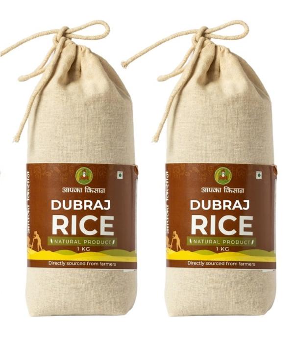 APKA KISAN/ GI TAGGED DUBRAJ RICE, Natural aroma, 1 Year Naturally aged ...