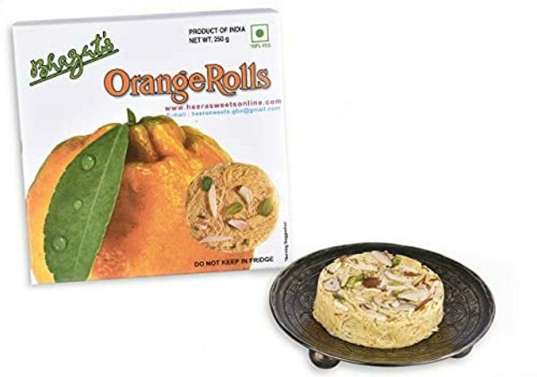 Bhagats Heera Sweets Son Roll with Almonds and Pistachio Garnished ...