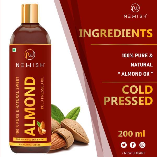 Newish Badam Rogan oil | Sweet Almond oil for Hair, body and Skin ...