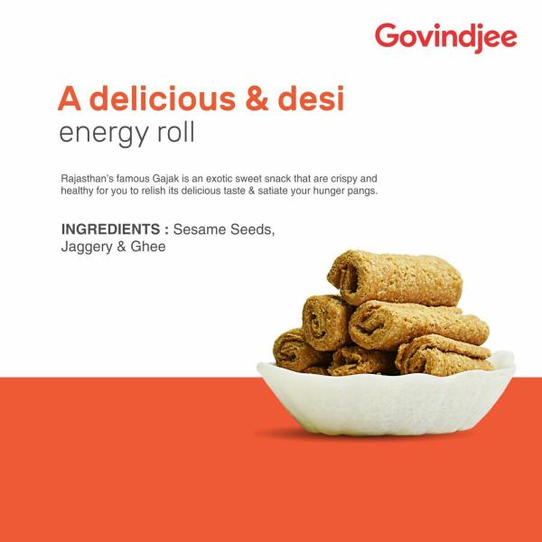 Govindjee Gajak Roll | Delicious Homemade Sweets | Rajasthani ...