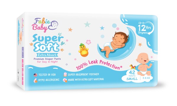 Fabie Baby 4xMini 50ml +Diaper S2+ Diaper Cream +Soap - JioMart