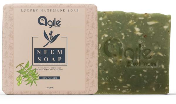 Agile Wellness Neem Handmade Soap 120 g - JioMart