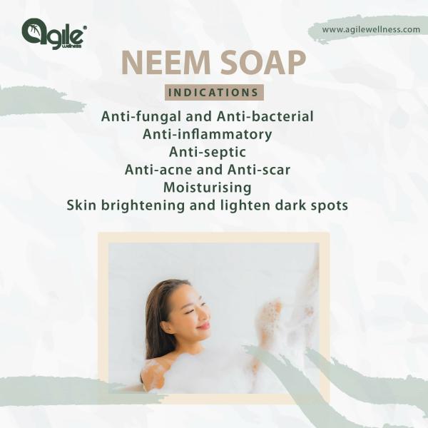 Agile Wellness Neem Handmade Soap 120 g - JioMart