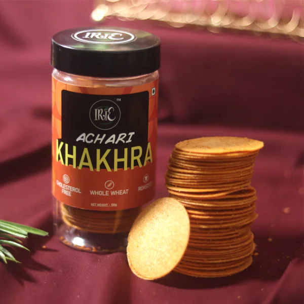 IRIE Mini Khakhra - Achari & Chatpata Garlic | Whole Wheat| Roasted ...