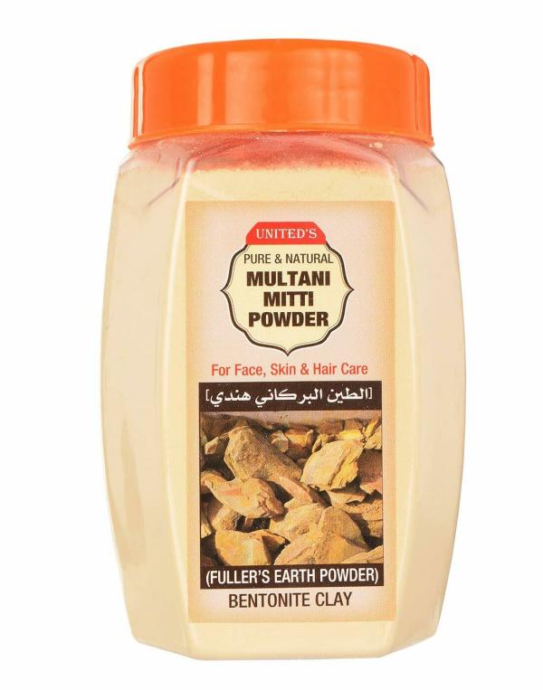 United's Pure & Natural Multani Mitti Powder (Fuller's Earth) 200 Grams ...