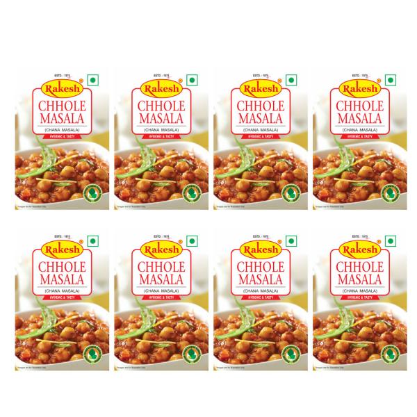 Rakesh Chana Chhole Masala Powder 50g Combo Pack, Tasty & Special ...