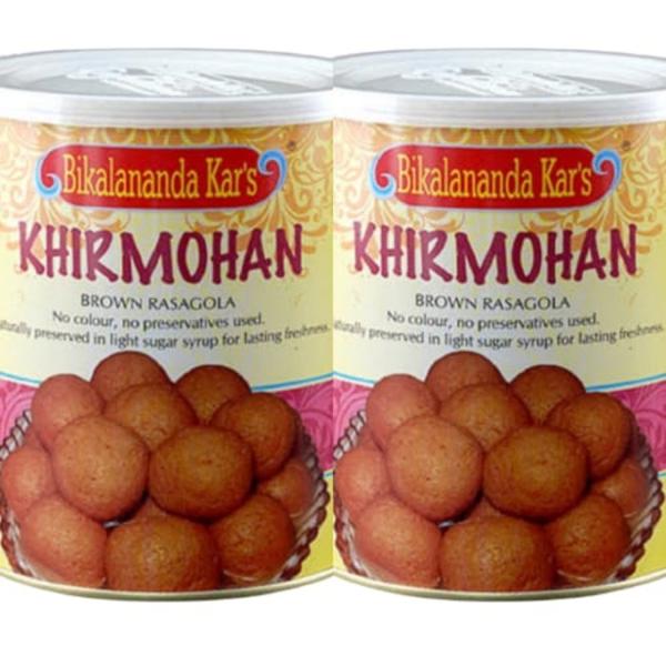 BIKALANANDA KAR's Indian Oriya Sweets Khirmohan / Rosogolla ,1000 Gram ...
