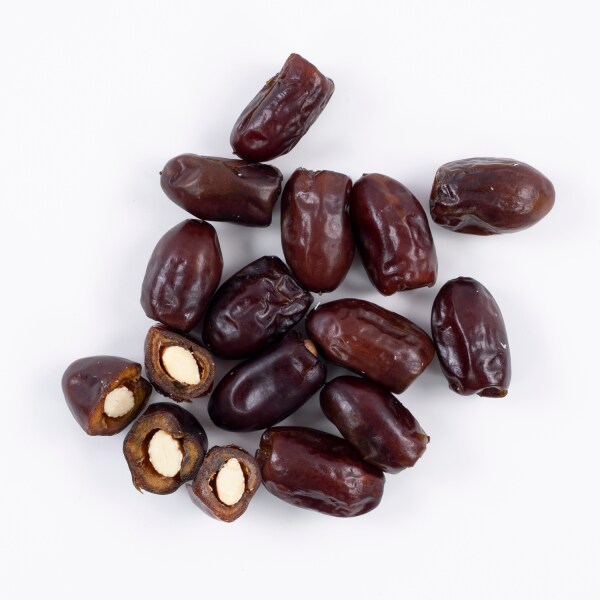 The NutJob De-pitted Dates with Whole Almonds at their Centre - 24 Foil ...