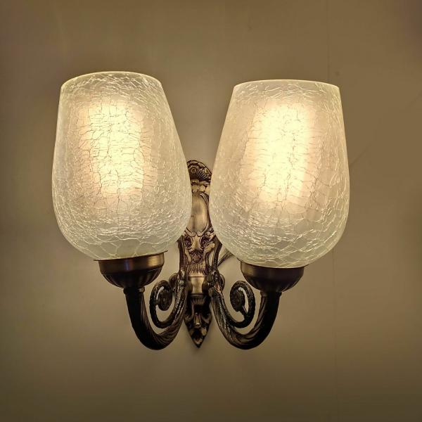 PR Prashant LED and CFL Clear Wallchiere Wall Lamp without Bulb Surface ...