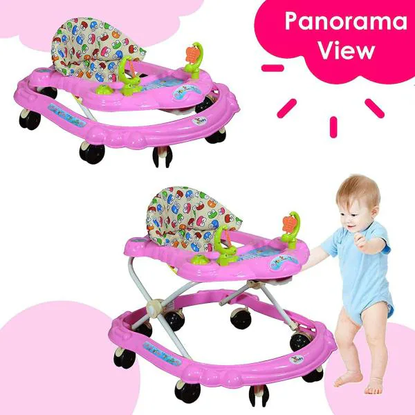 Pandaoriginals Musical Activity Walker (Pink) - JioMart