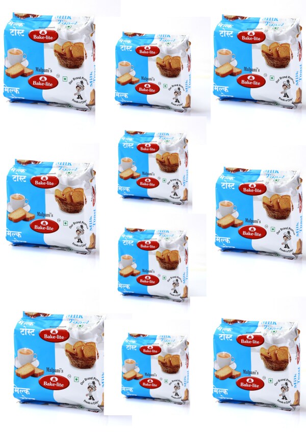 Malpani's Bakelite Milk Toast Fresh and Crisp- Pack of 10 - JioMart