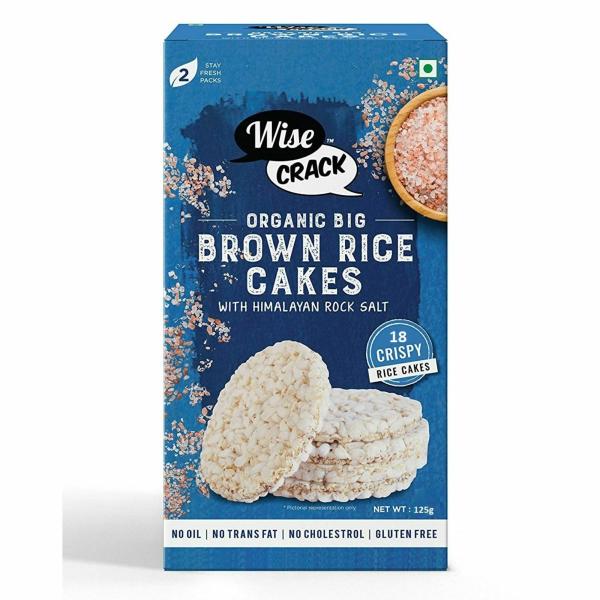 WiseCrack| Organic Rice Cakes -Brown Rice| Gluten Free, No transfat, No ...