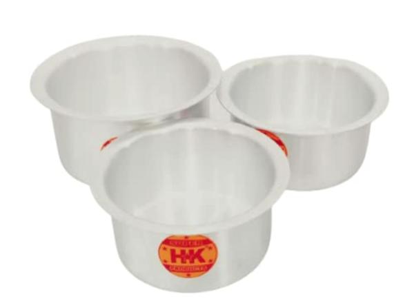 Super HK Aluminium Tapeli with LID Set 1.5L, 2.5L and 4 litress (Pack ...