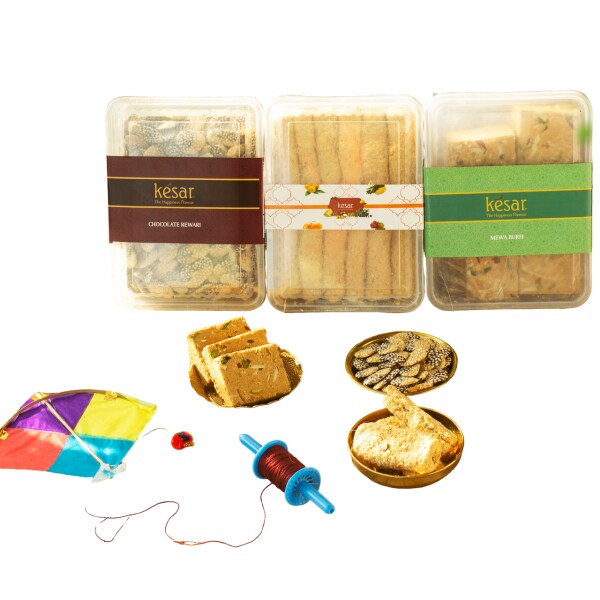 Kesar Sweets | Lohri & Makar Sankranti Sweets Gifting Hamper Box ...