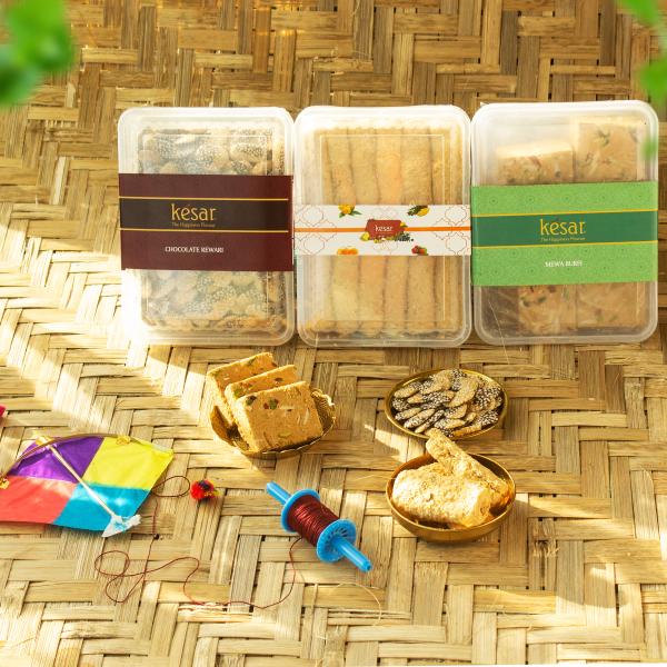 Kesar Sweets | Lohri & Makar Sankranti Sweets Gifting Hamper Box ...