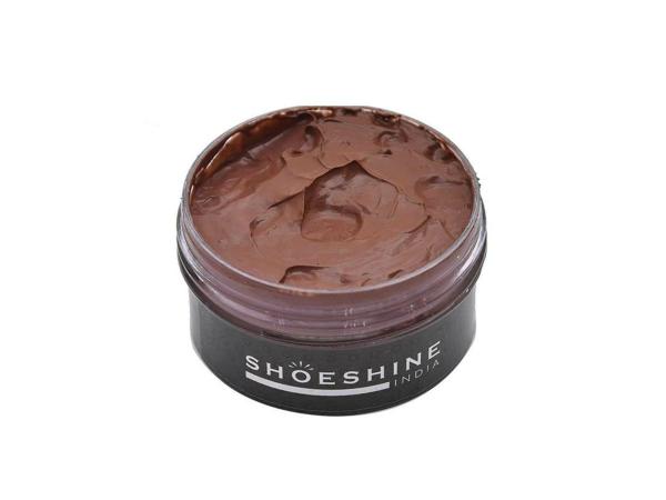 Shoeshine brown shoe polish cream for smooth shiny leather shoes - JioMart