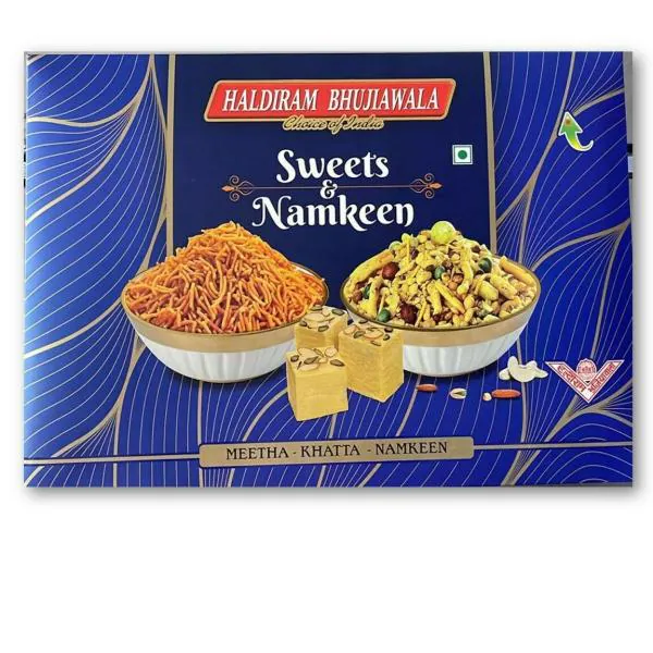 Haldiram Bhujiawala Gift hamper |Aloo Bhujia 200g, Khatta Meetha 200g ...