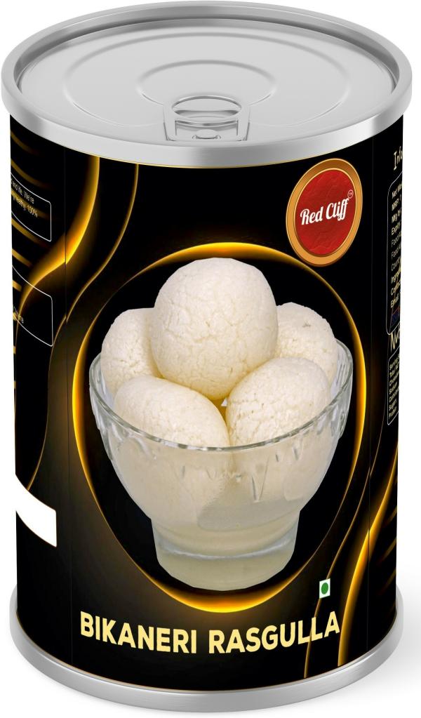 RED CLIFF Bikaneri Rasgulla 10 Pcs | Traditional Sweets | Tin Pack ...