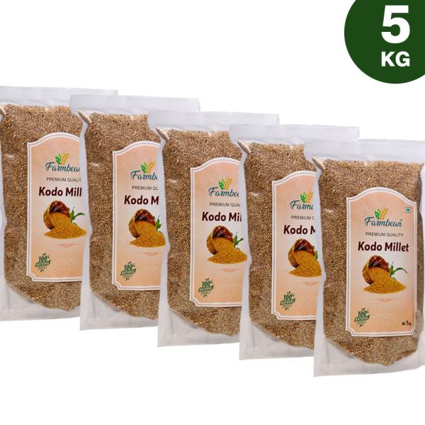 Farmbean Kodo Millet 5KG (Kodra / Varagu / Arikelu / Hark / Varigu ...