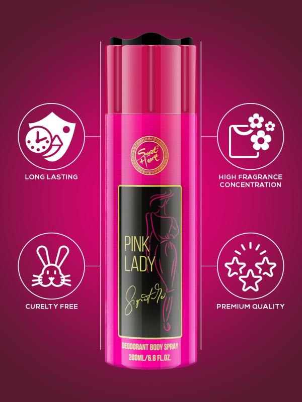 JBJ Pink Lady Deodorant Body Spray, 200ml - JioMart