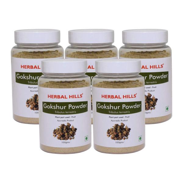 Herbal Hills Gokshur Powder 100 g (Pack of 5) - JioMart