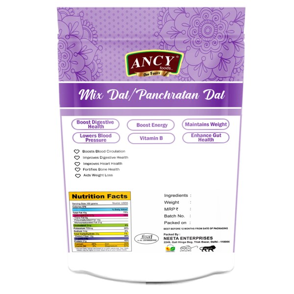 Ancy Mix Dal 1000 g (2x500 g) - JioMart