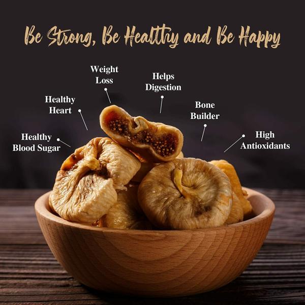 Town Grocer Dried Anjeer 500g Each (Pack of 2), Dry Fig for Digestion ...