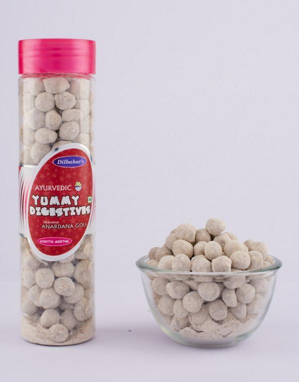 Dilbahars Yummy Digestive Anardana Goli 210gm, Aplam Chaplam 165gm ...