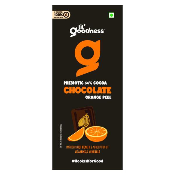 Lil'Goodness Assorted Prebiotic Chocolates- 35g Pack of 8(Dark, Milk ...