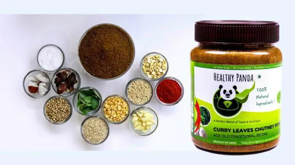 Healthy Panda Curry Leaves Chutney Powder - 125 g - JioMart