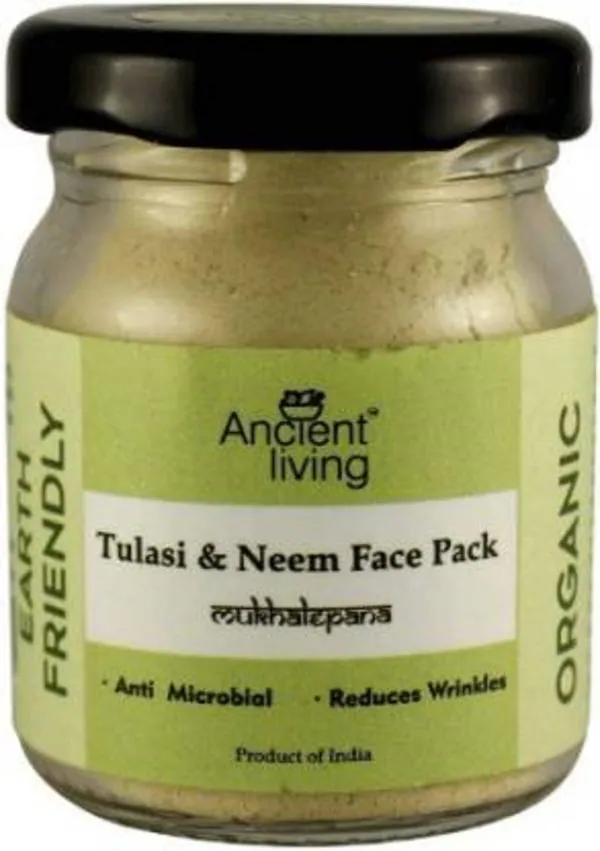 Ancient Living Tulasi & Neem Face Pack(Set of 2) 40gm - JioMart