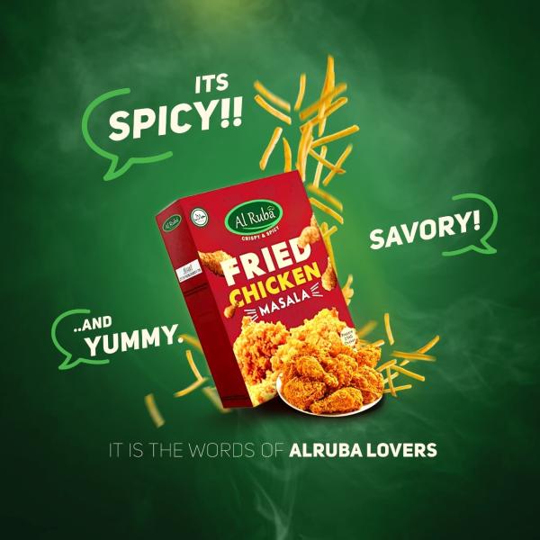 AL Ruba Crispy Fried Chicken Masala, To Prepare 2.5kg Chicken, With ...