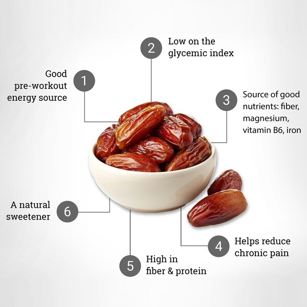 Nut Toppers Original Saudi Arabian Dates, 400 g - JioMart